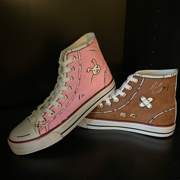 Converse | Shoes | Borderlands Cel Shaded Tiny Tina Bunny Painted ...